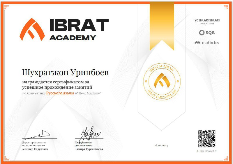 Ibrat Farzandlari @ibratfarzandlari Telegram kanali